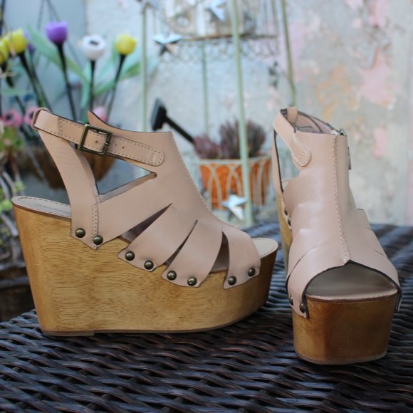 Madison Harding | Shoes | Nib Madison Harding Platform Sandal Nude ...